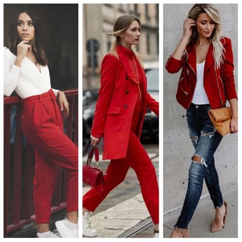 OUTFIT COLOR ROJO 2021 HERMOSAS COMBINACIONES EN 42 OFF