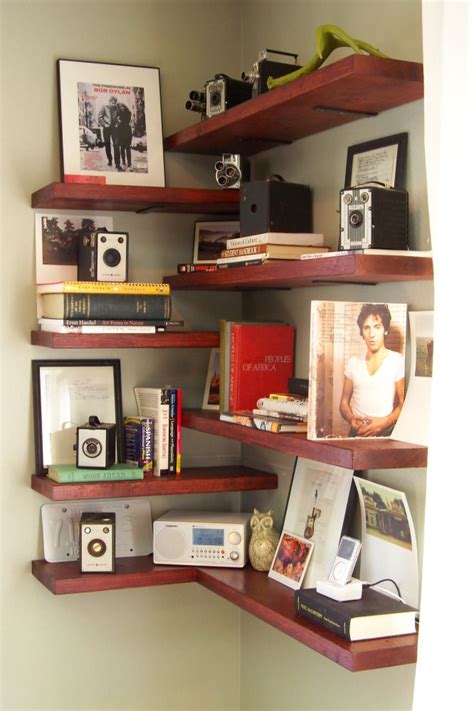 Staggered Floating Shelves