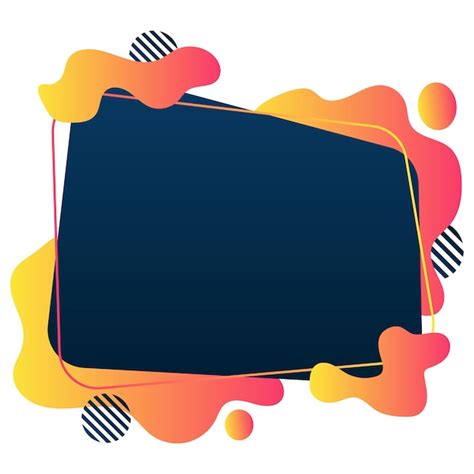 Premium Vector Liquid Abstract Frame