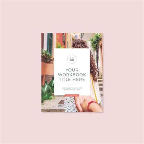 A Beautiful Workbook Template From Alliemariedesign Graphic Design Workbook Template Canva