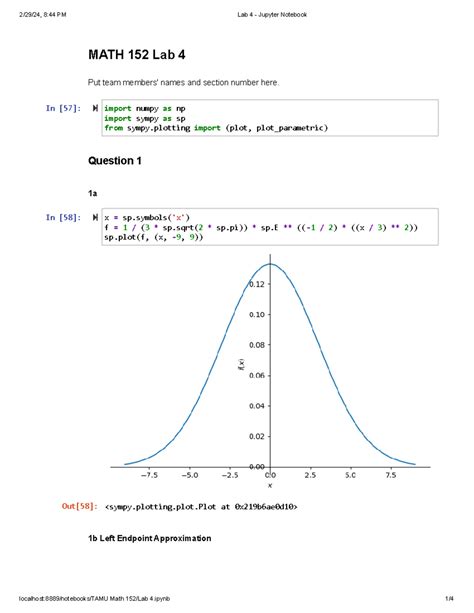 Lab 4 Jupyter Notebook 22924 844 Pm Lab 4 Jupyter Notebook Localhost8889notebooks