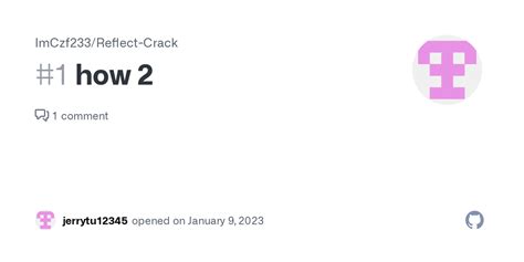 How 2 · Issue 1 · Imczf233reflect Crack · Github