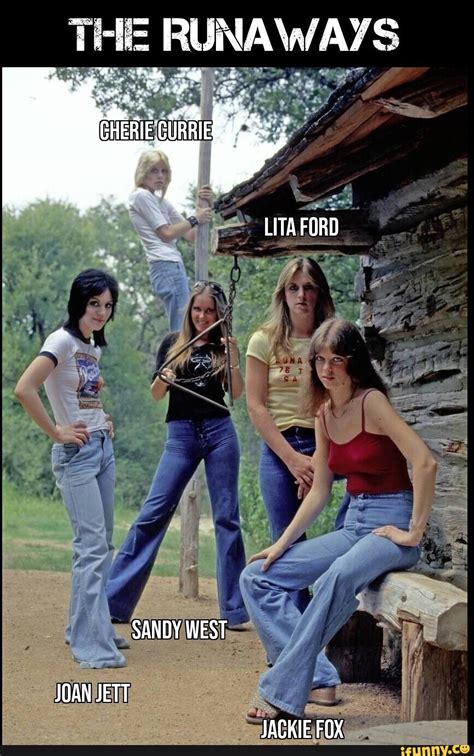 Runaways Lita Ford Sandy West Joan Jett Jackie Fox Ifunny Brazil