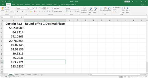 How To Round Off Decimals In MS Excel OfficeBeginner
