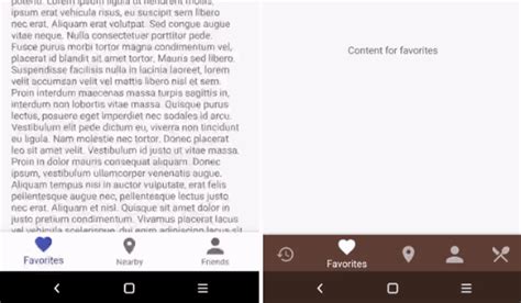 A Custom View Component That Mimics The New Material Design Bottom