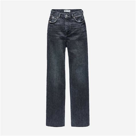 Джинсы Zara 6840 267 800 46 Серые Sz06840267800463 низкие цены кредит оплата частями в