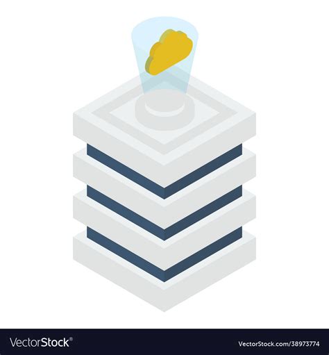 cloud data server royalty free vector image vectorstock
