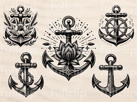 Anchor Clipart Bundle Anchor Svg Anchor Png Anchor Clipart Anchor