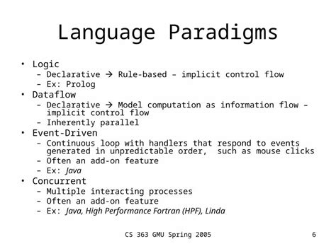 Ppt Cs 363 Comparative Programming Languages Introduction Dokumentips