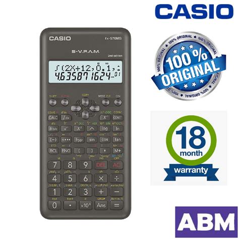 Original Casio Fx 570ms Fx570ms 2nd Edition Scientific Calculator 18