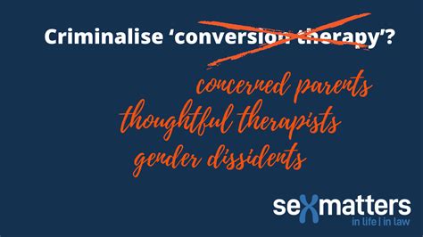 Government Launches Conversion Therapy Consultation Sex Matters