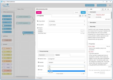 Stm Cubemonitor How To Perform Additional Calculations On Measurements