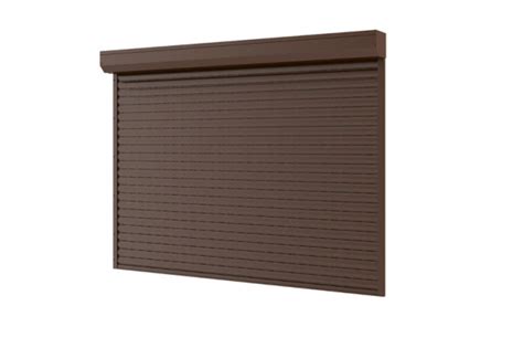 Rulou Exterior Aplicat Lamela 39 Mm Maro 1400x1200 Mm Cu Actionare Manuala