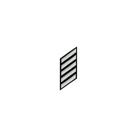 Uniform Service Hash Marks Lapd Silver Grey On Black Felt Backing 5