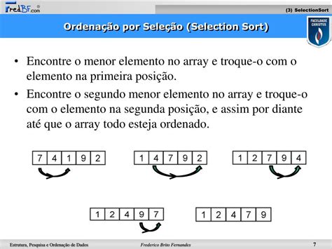 Ppt Algoritmos De Ordenação Powerpoint Presentation Free Download