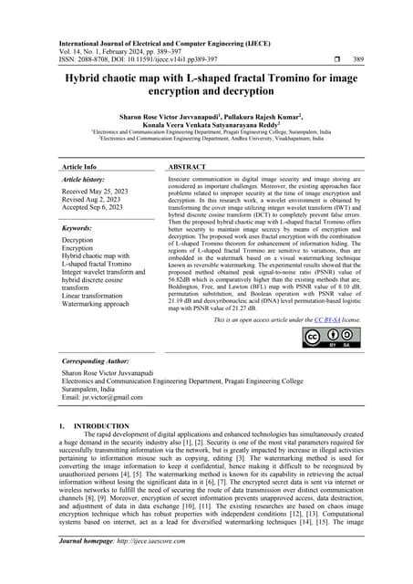 Hybrid Chaotic Map With L Shaped Fractal Tromino For Image Encryption