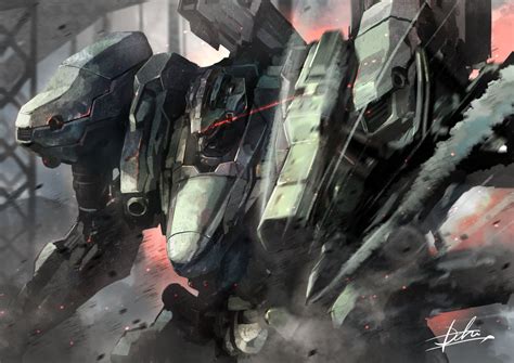 Nightfall Armored Core And 1 More Drawn By Hukutuuprunes Danbooru
