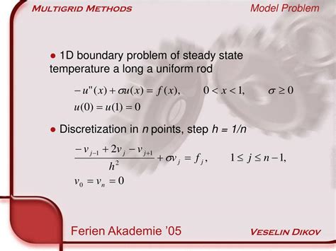 Ppt Mutigrid Methods For Solving Differential Equations Powerpoint