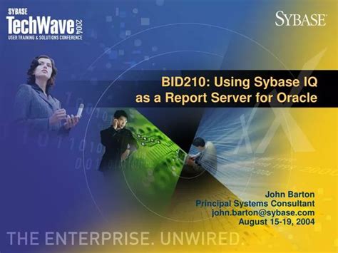 PPT BID210 Using Sybase IQ As A Report Server For Oracle PowerPoint