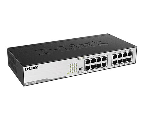 DGS-1016D 16-Port Gigabit Unmanaged Desktop Switch | D-Link
