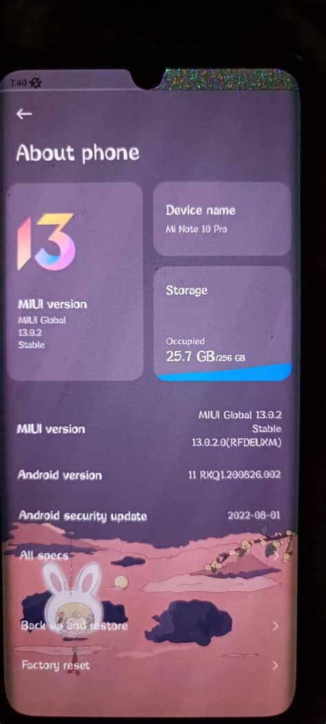Display Bug Xiaomi Mi Note 10 Pro Miui 13 Rxiaomiglobal