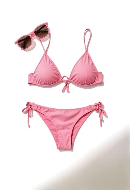 Premium Photo Pink Bra Isolated On White