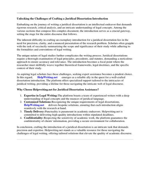 Exemple Dintroduction De Dissertation Juridique Pdf