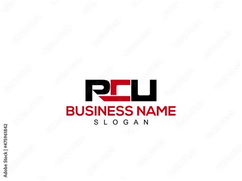 Classic Pcu Logo Letter Pc Logo Icon Concept With Creative Font Design