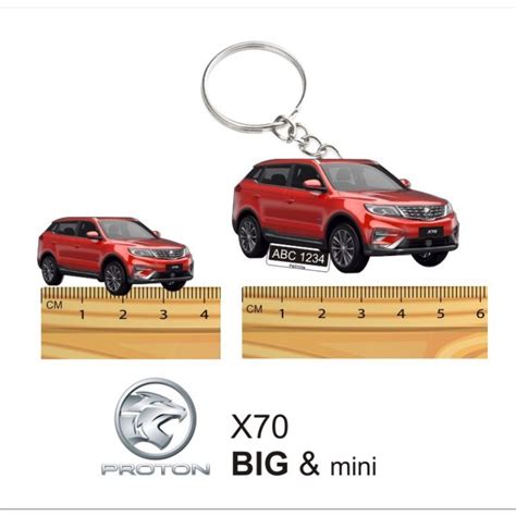 Proton X70 Red Combo Magnet X70 Merah Keychain 2d Shopee Malaysia
