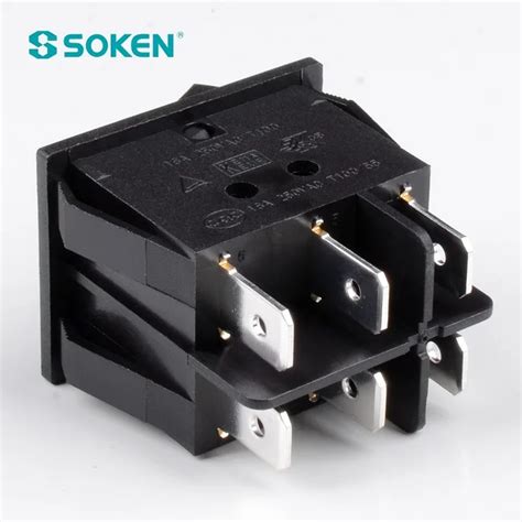 Master Soken Enec T100/55 Rocker Switch 250vac16a With Convex Lens Rk1 ...