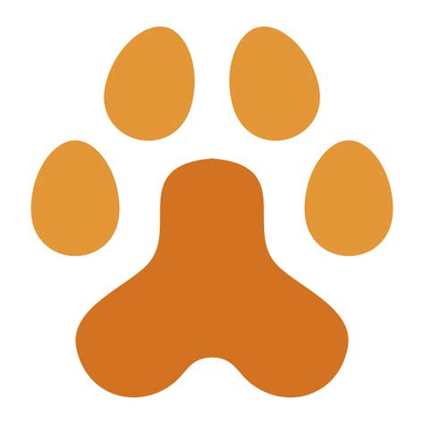 Paw Generic Color Fill Icon
