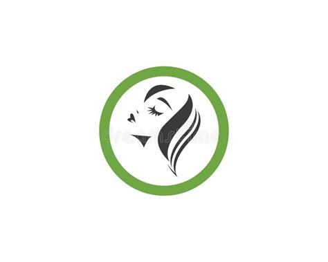 Face Woman Beauty Spa Logo Design Illustration Stock Vector