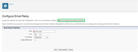 how to setup email relay to automatically in salesforce salesforce mamba