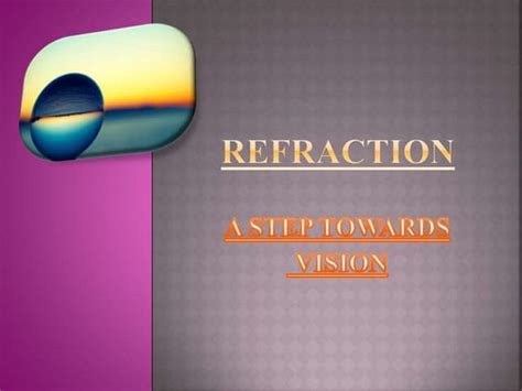 Reflection And Refraction Ppt