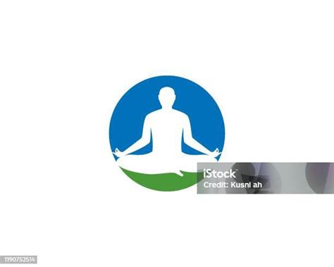 명상 요가 로고 템플릿 벡터 아이콘 명상하기에 대한 스톡 벡터 아트 및 기타 이미지 명상하기 모양 벡터 Istock