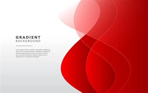 Premium Vector Red White Abstract Gradient Background