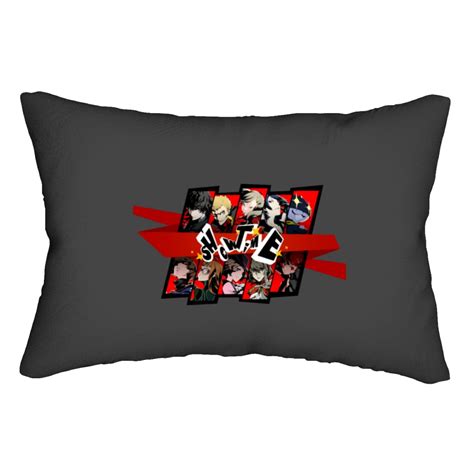 Persona 5 Royal Showtime Group Collage Lumbar Pillows Sold By