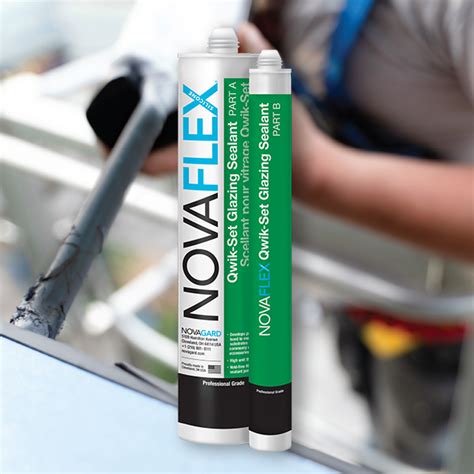 Novaflex Qwik Set Portable Adhesive And Glazing Sealant Novagard Store