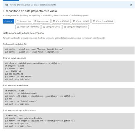 Esc Uso B Sico De Git Con Gitlab Y Github
