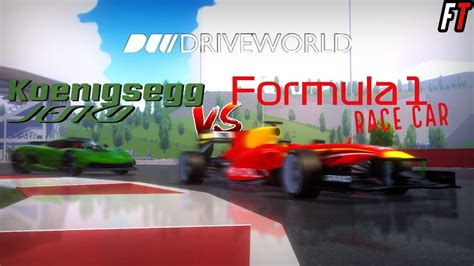 FORMULA 1 VS JESKO IN ROBLOX DRIVE WORLD YouTube