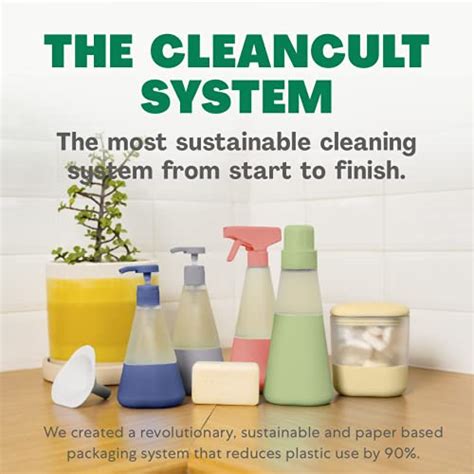 Cleancult Hand Soap Dispenser With Pump Refillable Glass 12oz
