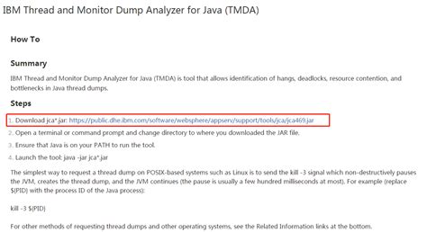 Jstack Analytical Tools Ibm Thread And Monitor Dump Analyzer For Java