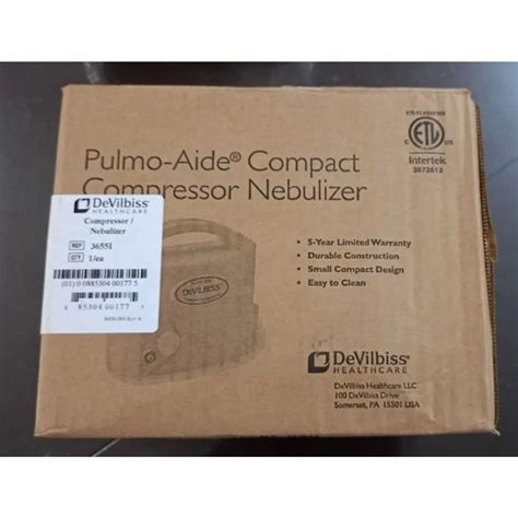 Devilbiss Portable Pulmo Aide Compact Compressor Nebulizer For Clinical Purpose Model Name Devilbiss Portable Pulmo Aide Compact Compressor Nebulizer For Clinical Purpose Model Name