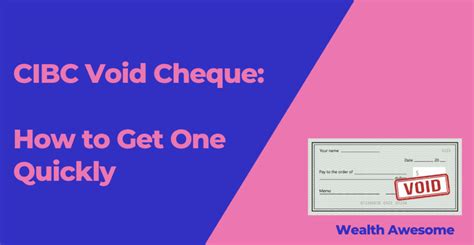 Cibc Void Cheque How To Get One Quickly 2025