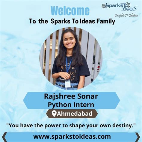 Sparks To Ideas On Linkedin Pythoninternship Pythondeveloper