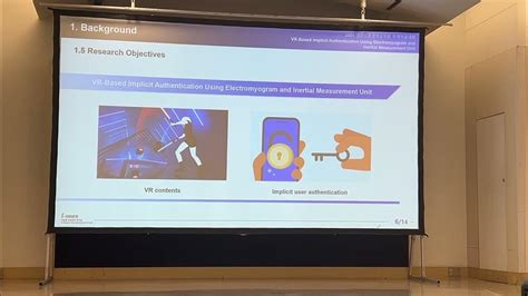 [학회 발표] vr based implicit authentication using electromyogram and inertial measurement unit