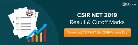 csir net result 2019 jrf ls released check cutoff marks