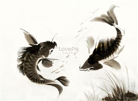 물고기 자리 그림 일러스트 무료 다운로드 Lovepik