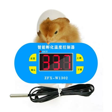 Controlador De Temperatura Digital Zfx W1302 Termostato De Control De