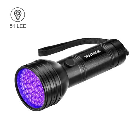 Ccdes UV Blacklight Flashlight UV LED Torch Scorpion Detector Hunter Ultra Violet Blacklight